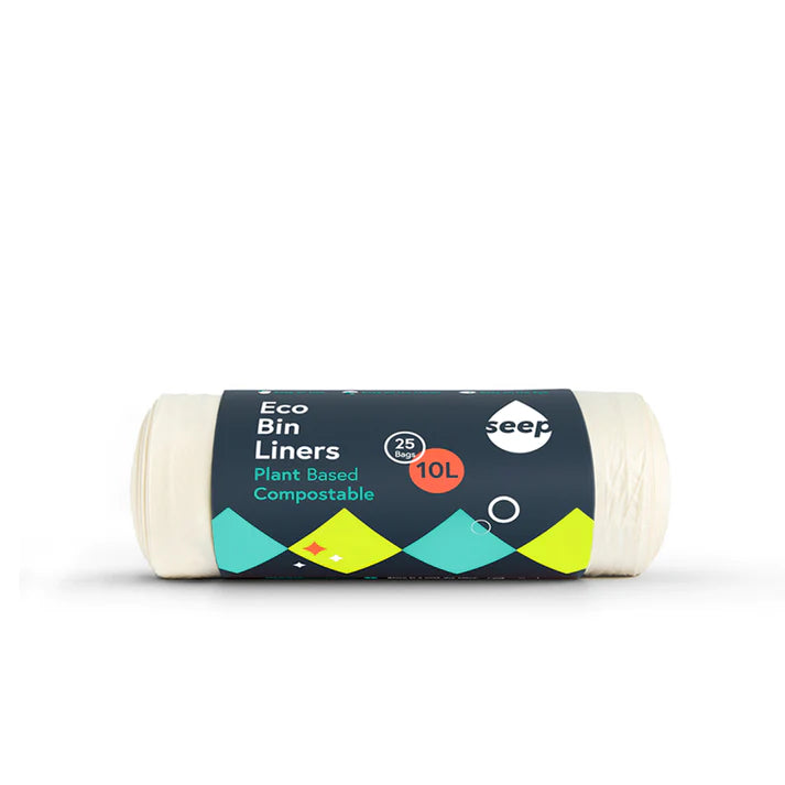 Seep Compostable 10L Bin Liners (25 Bags) – The Source Bulk Foods UK
