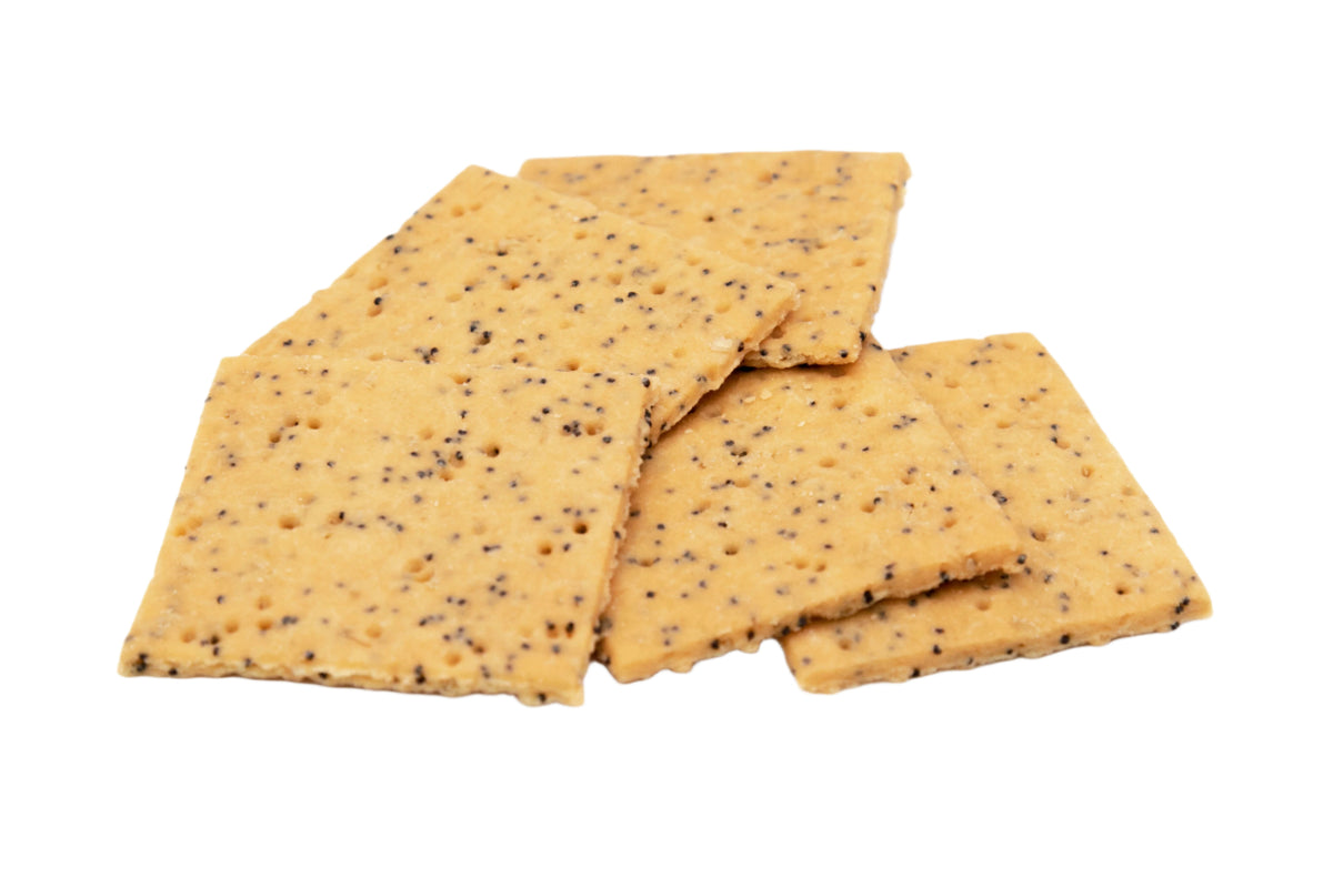 Crackers Red Lentil & Poppy Seed – The Source Bulk Foods UK